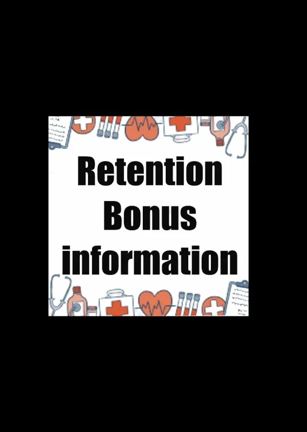 Retention Bonus | Local 183